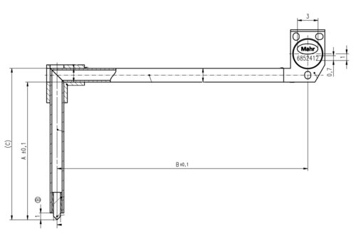Probe arm MarSurf BFW - Mahr
